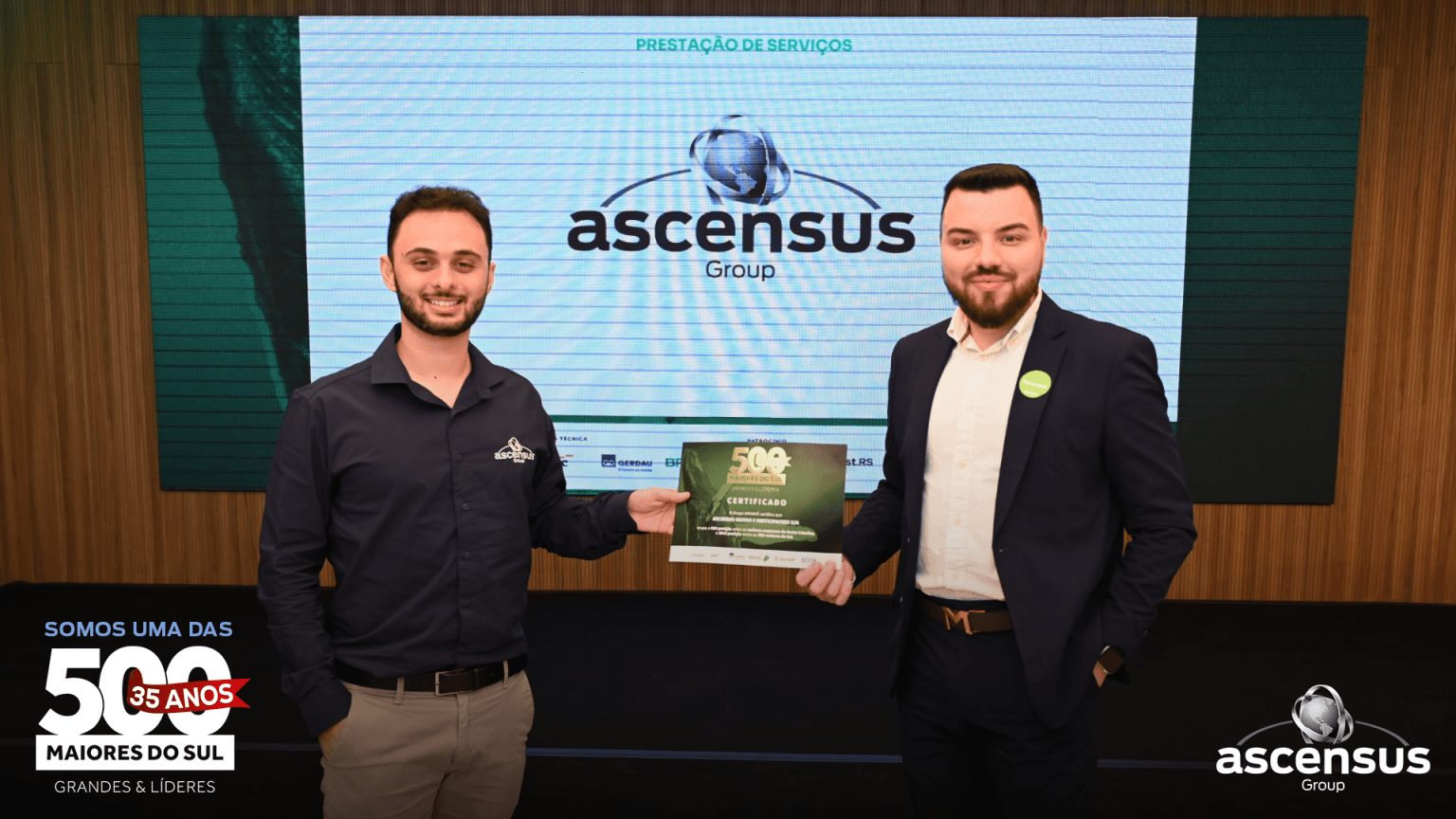 Ascensus Group entre as 500 Maiores Empresas do Sul do Brasil (2025 ...